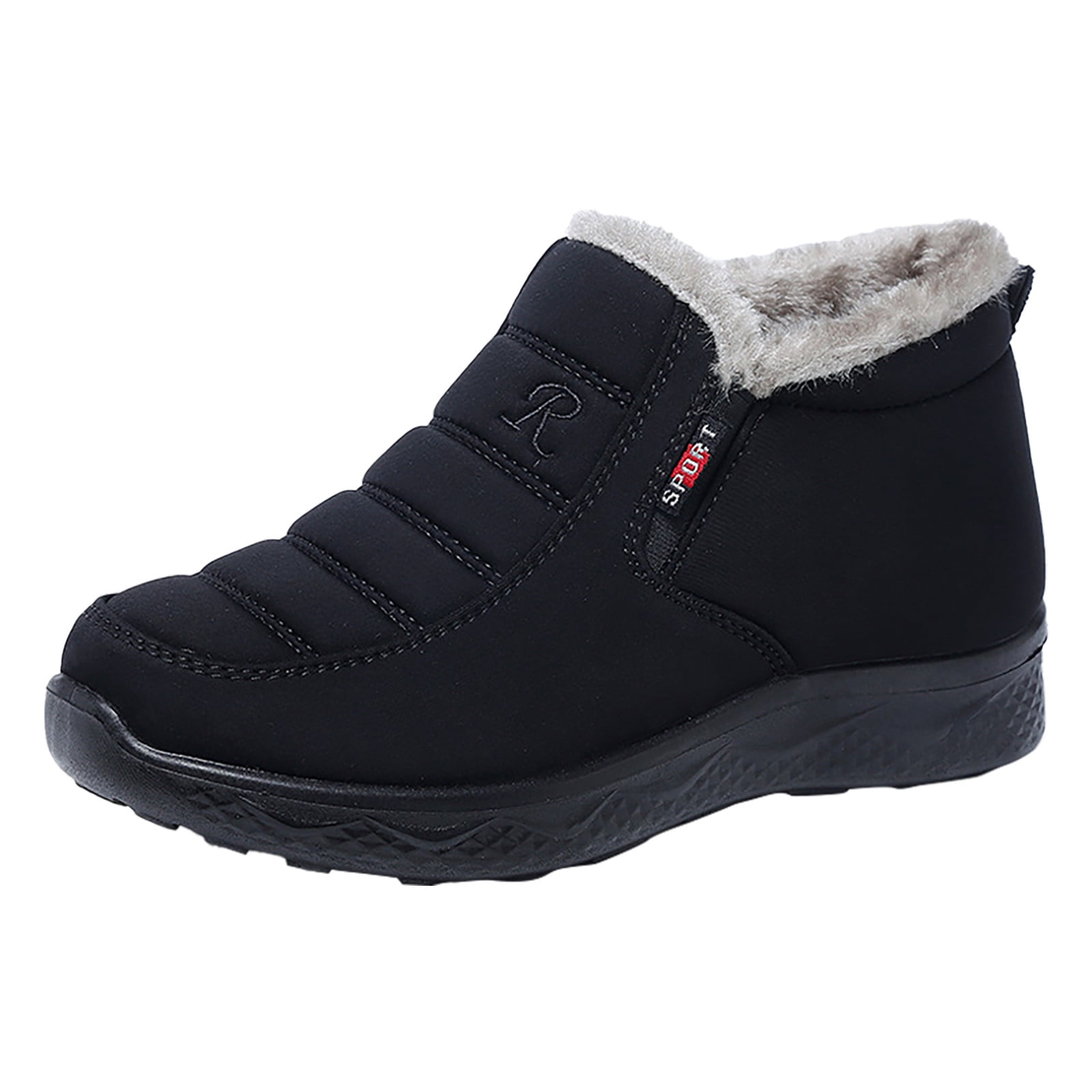 Chenyee Womens Snow Boots Winter Warm Fleece Lined Ankle Booties ...