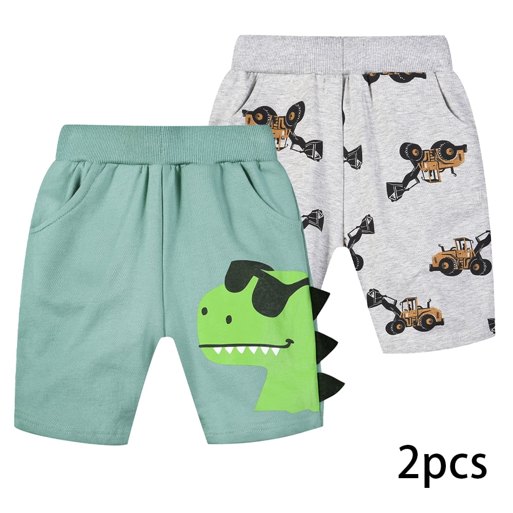 Chenyin 2-Pack Kids Baby Boys' Sweat Shorts Athletic Casual Jogger ...