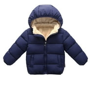 Lovebay 1-6T Toddler Children Boy Girl Padded Puffer Jacket Fleece Lined Hooded Winter Coat ...