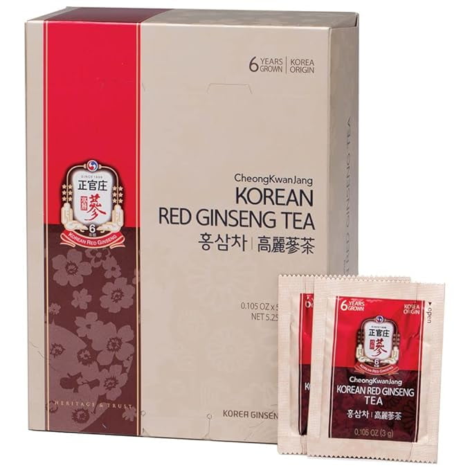Cheongkwanjang Korean Red Ginseng Tea Bags, 50 Ea, 2 Pack - Walmart.com