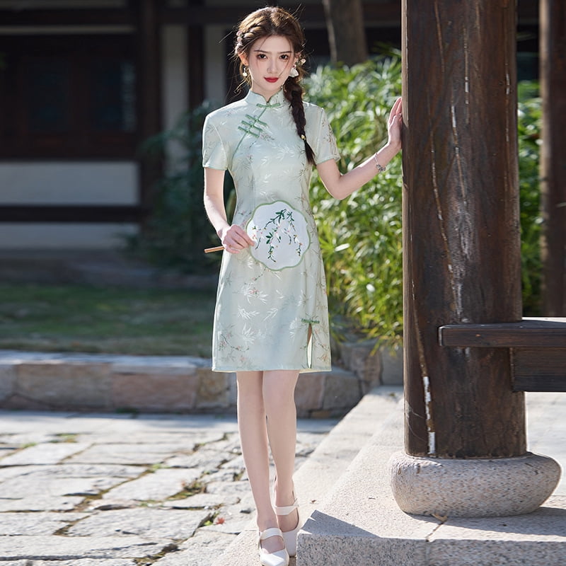Cheongsam 2025 New Spring and Summer Improved Young Style Small Short ...
