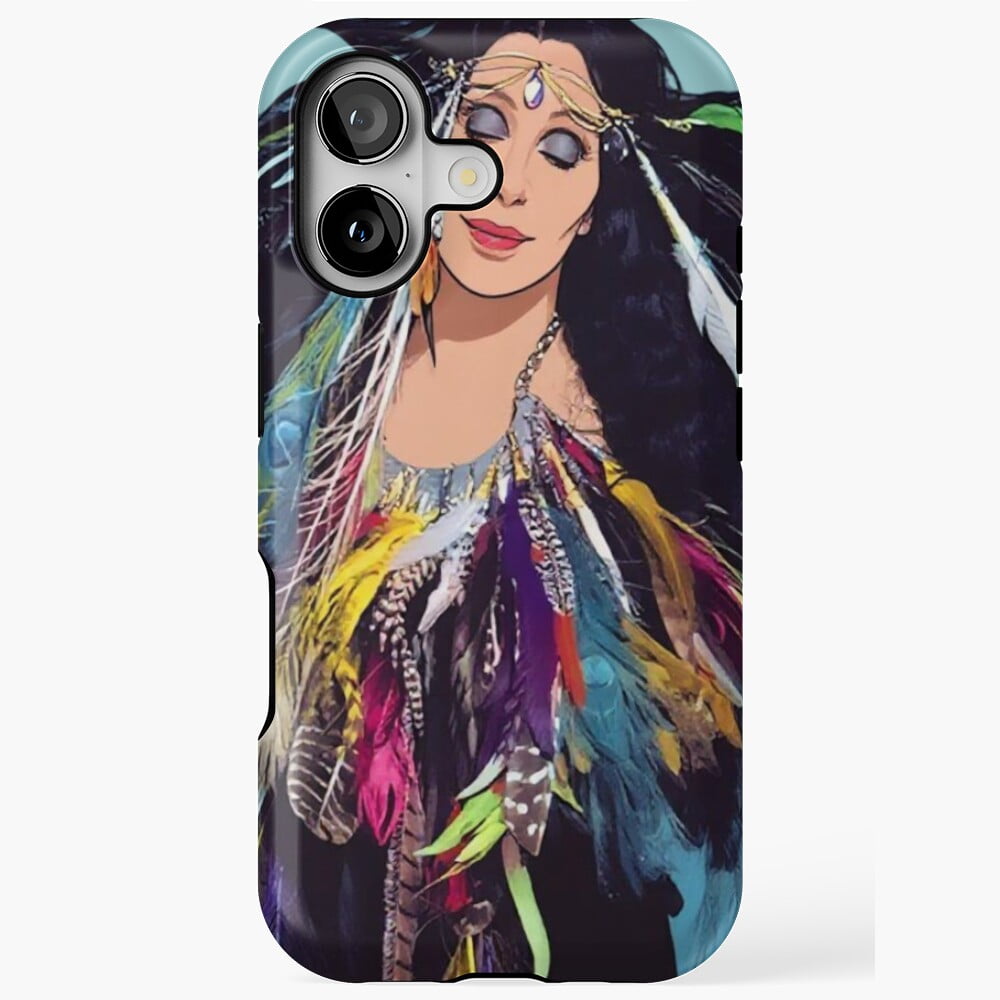 Cher Inspired Artistic Retro Pattern for iPhone 17 11 12 13 14 15 16 ...