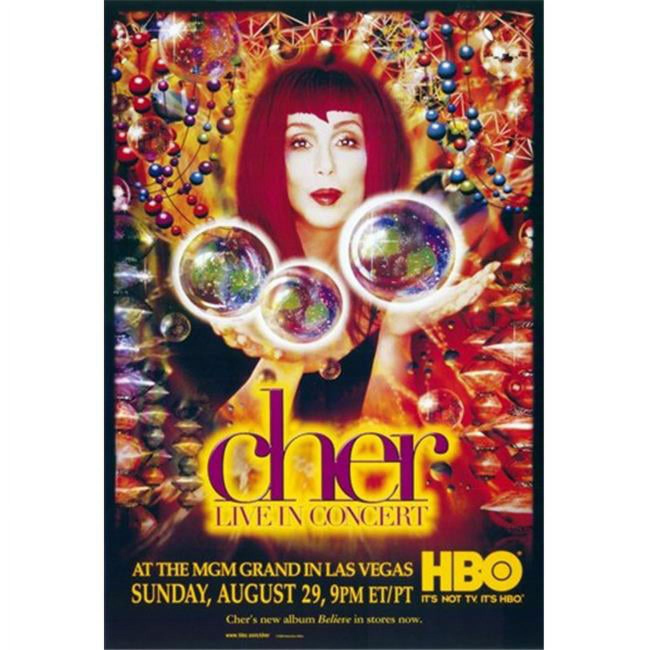 Cher Live in Concert Movie Poster - 11 x 17 - Walmart.com
