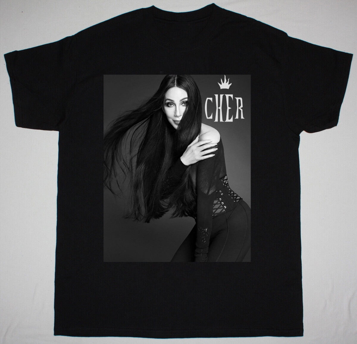 Cher Singer Signature Short Sleeve Black All Size S-345XL Shirt -Free ...