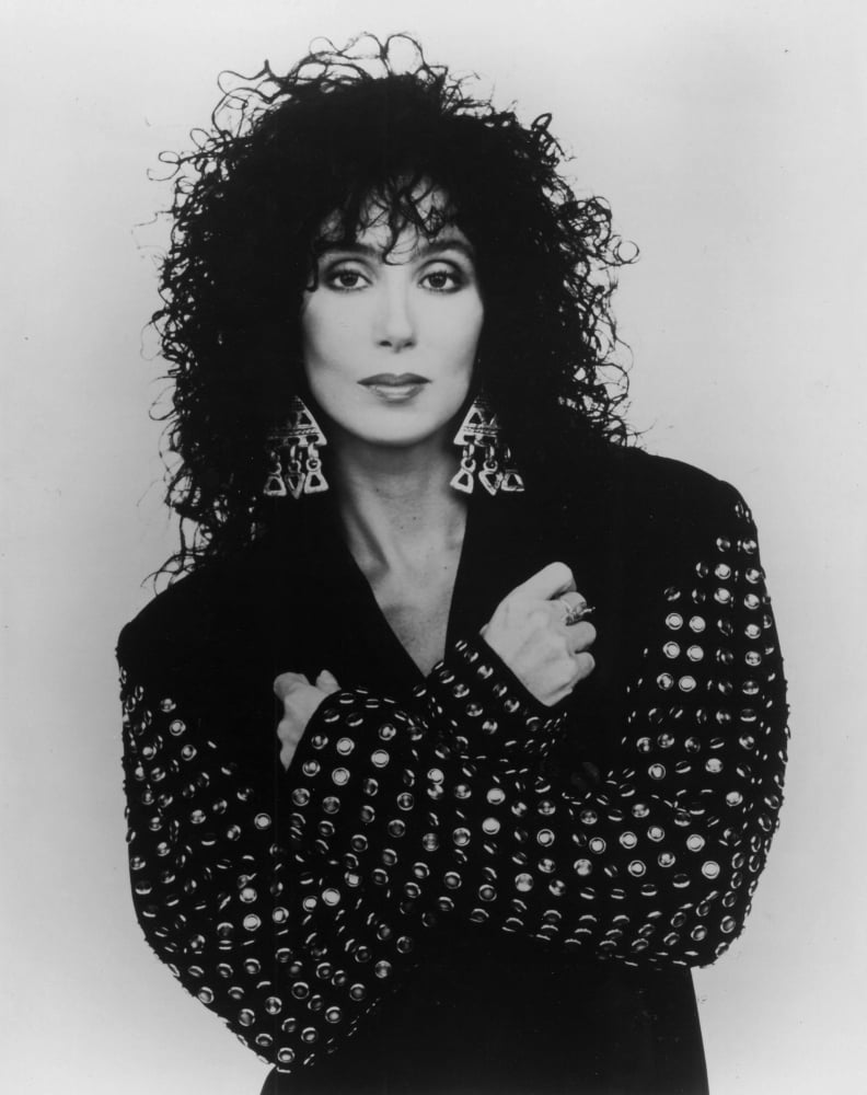 Cher wearing a studded jacket Photo Print (24 x 30) - Walmart.com