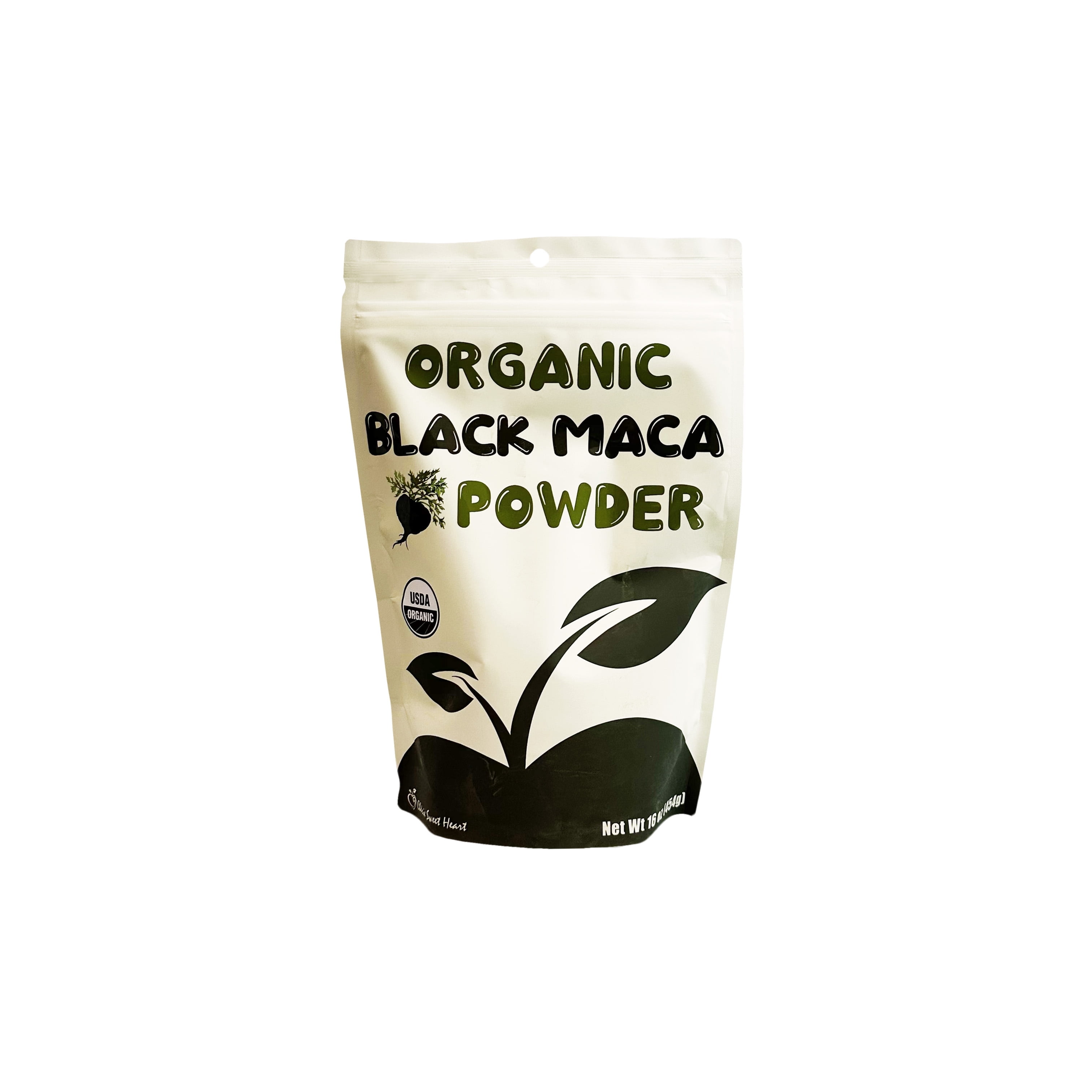 Cherie Sweet Heart Organic Black Maca Root Powder, 1 lb, Raw, USDA ...