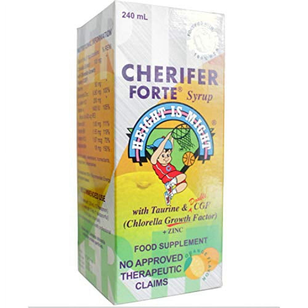 Cherifer Forte Syrup Fortified with Zinc with Taurine and Double ...