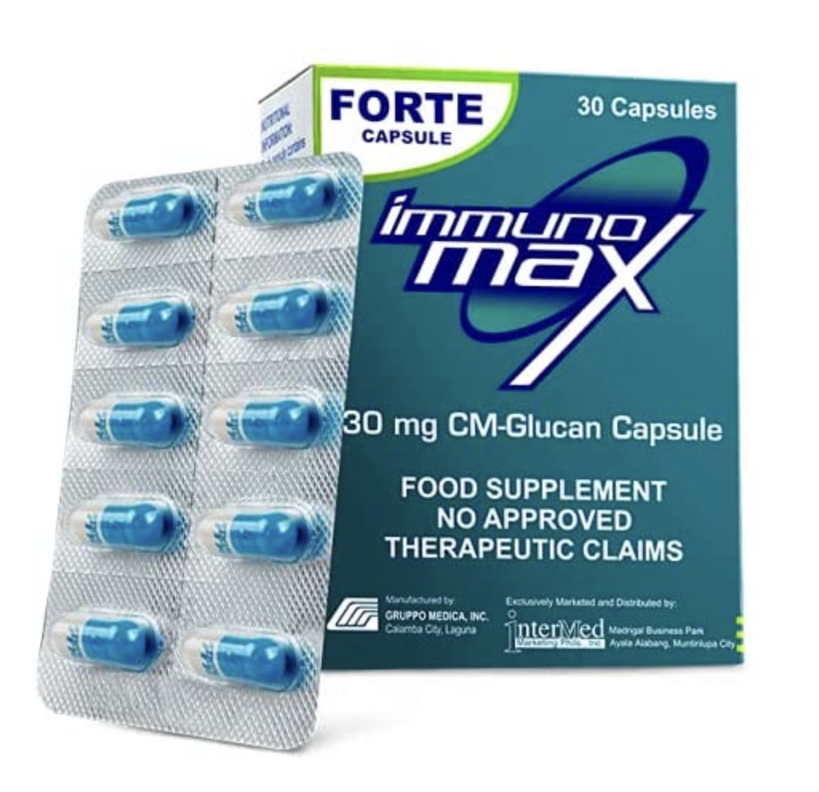Cherifer Immunomax Forte 30mg cm-Gluca, 30 Counts - Walmart.com