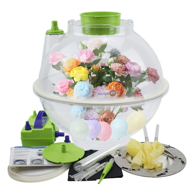 17'' Balloon Stuffing Machine Kit with Expander, Air Pump, and 10 ...