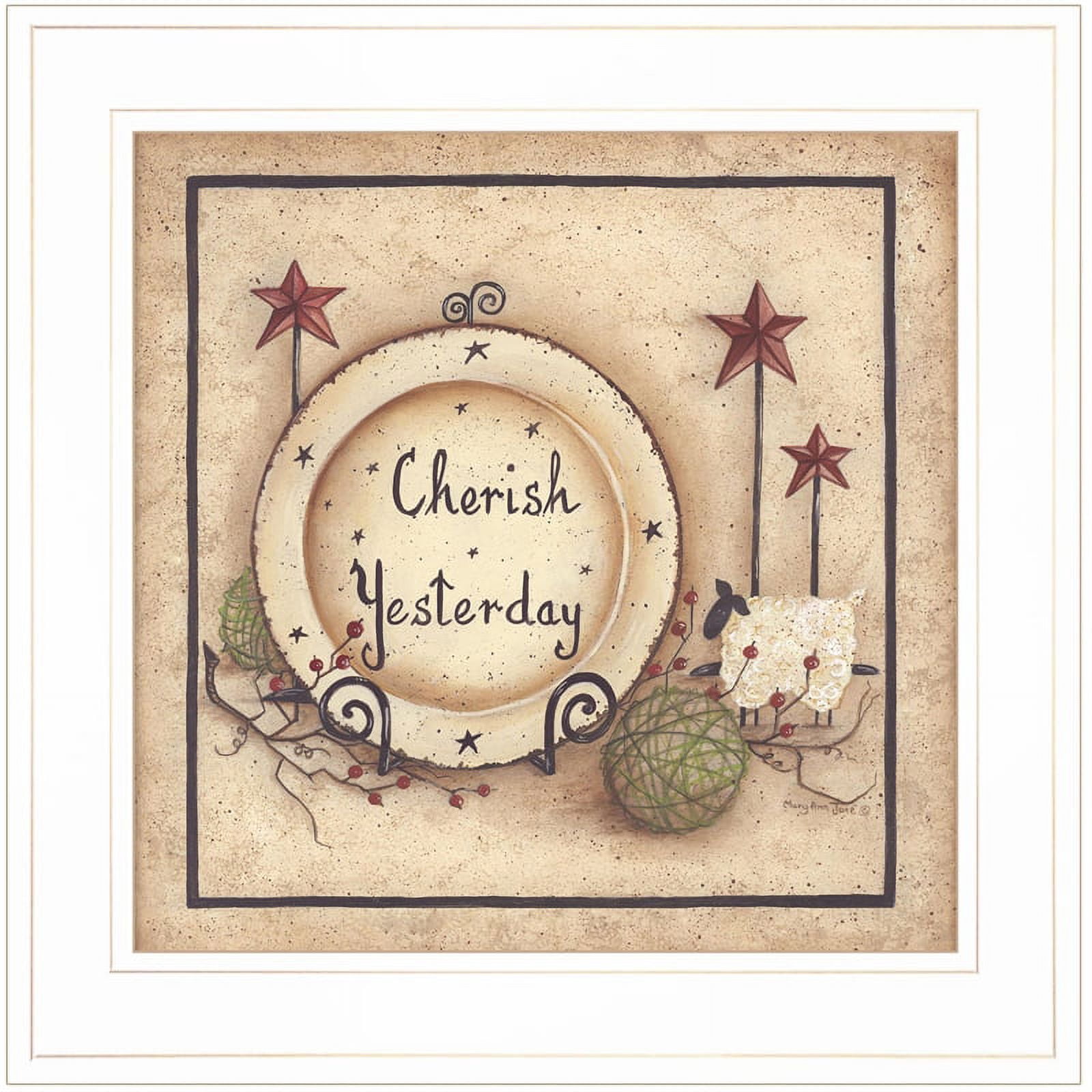 Cherish Yesterday by Mary Ann June Framed Print Wall Art Wood Multi ...