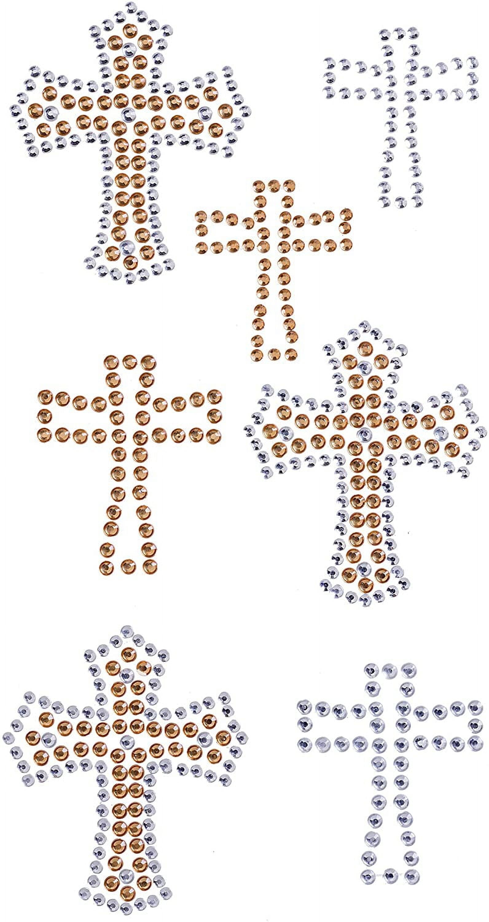 Cherish special moments with these bling stickers. Their lovely cross ...