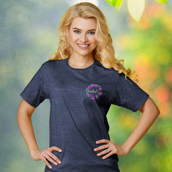 Cherished Girl Be Brave Be Kind Christian T-Shirt - Walmart.com