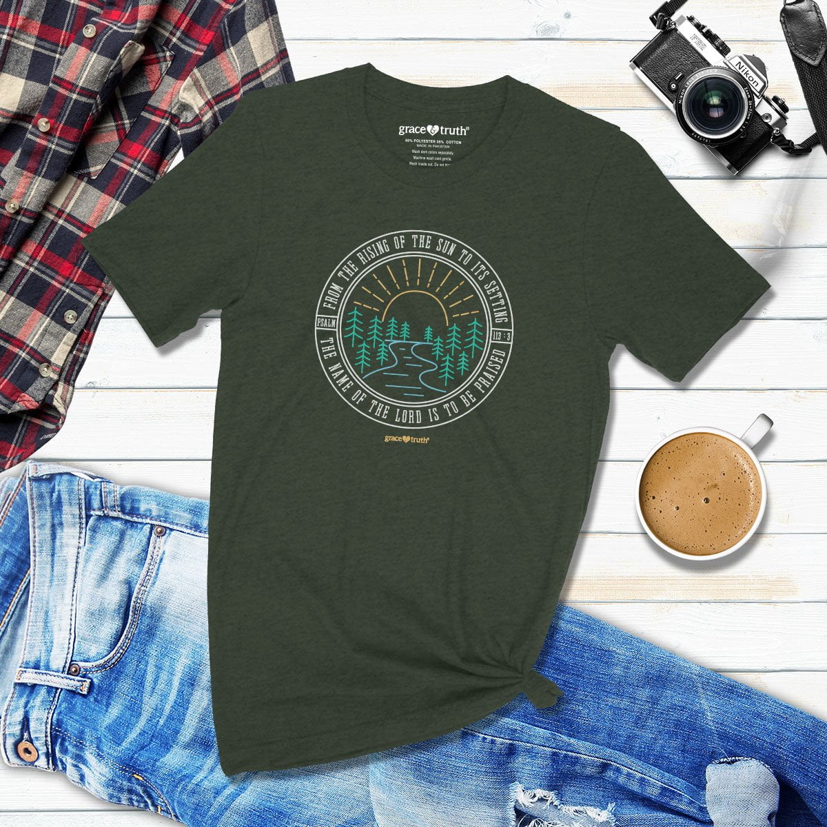 Cherished Girl Grace Truth The Name Of The Lord Christian T-Shirt ...