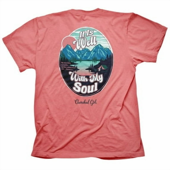 Cherished Girl It Is Well Oval Faith T-Shirt - Walmart.com