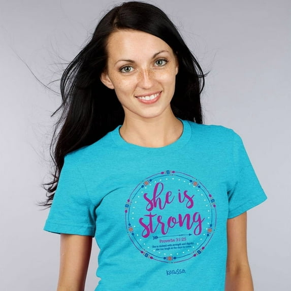 Cherished Girl Kerusso She Is Strong Christian T-Shirt - Walmart.com