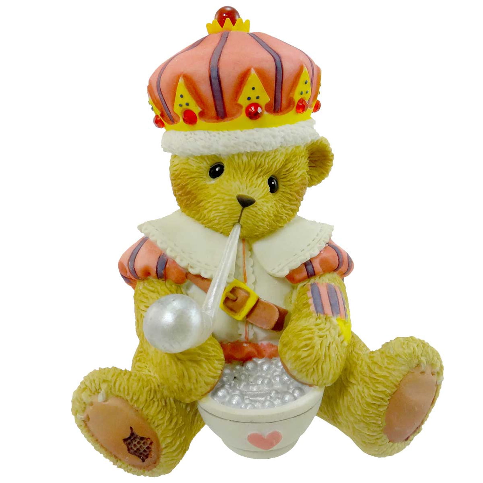 Cherished Teddies 3.00In Old King Cole, Resin, Teddy Bear Nursery Rhyme ...