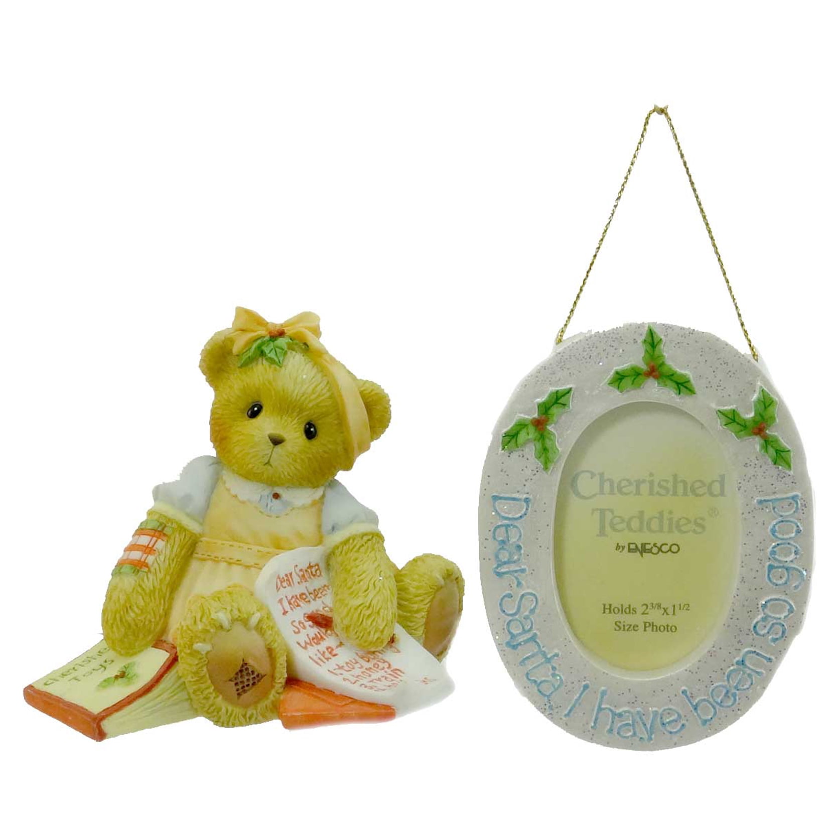 Cherished Teddies 3.25In Dear Santa I Have Been So Good, Resin, Letter ...