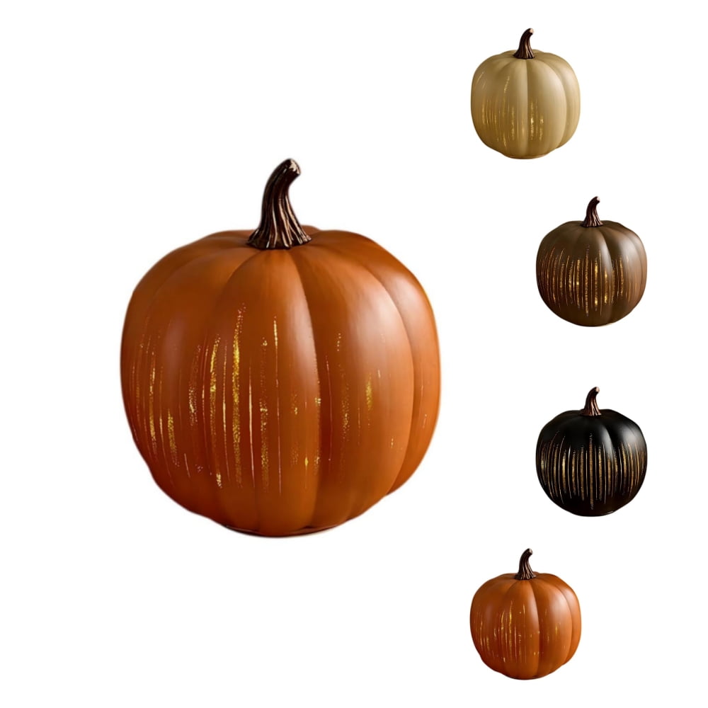 Cherishous Twinkle LED Light Pumpkins, Timer Lighted Sparkling Starry ...