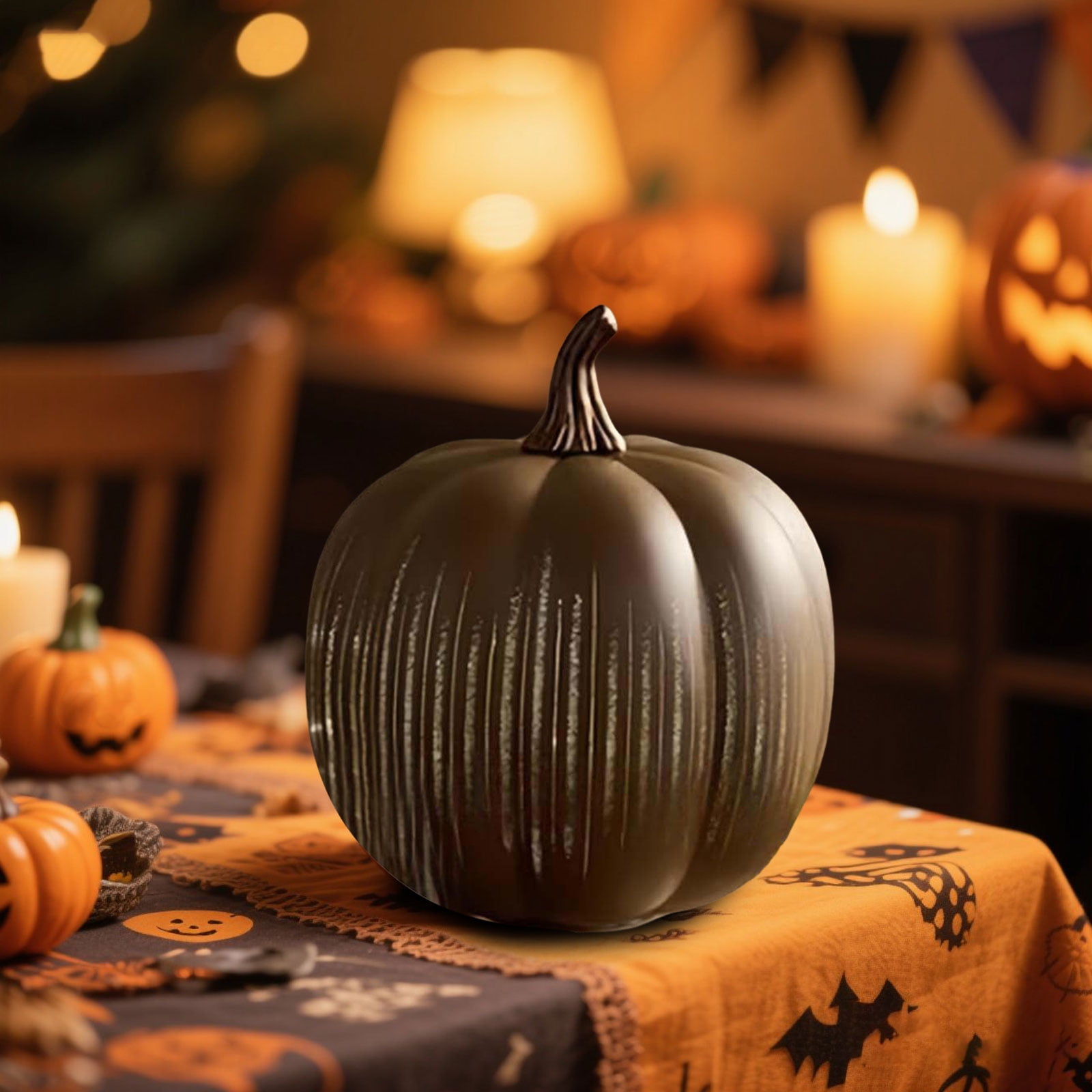 Cherishous Twinkle LED Light Pumpkins, Timer Lighted Sparkling Starry ...