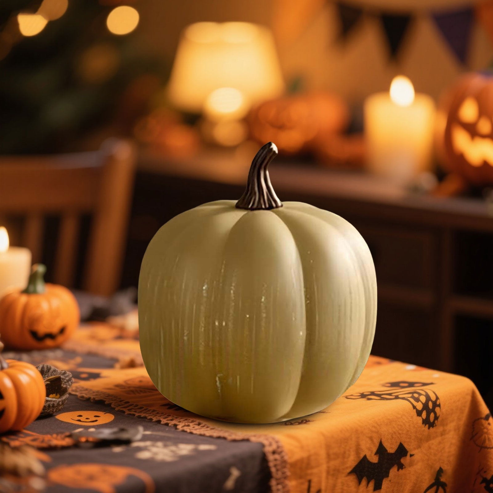Cherishous Twinkle LED Light Pumpkins, Timer Lighted Sparkling Starry ...