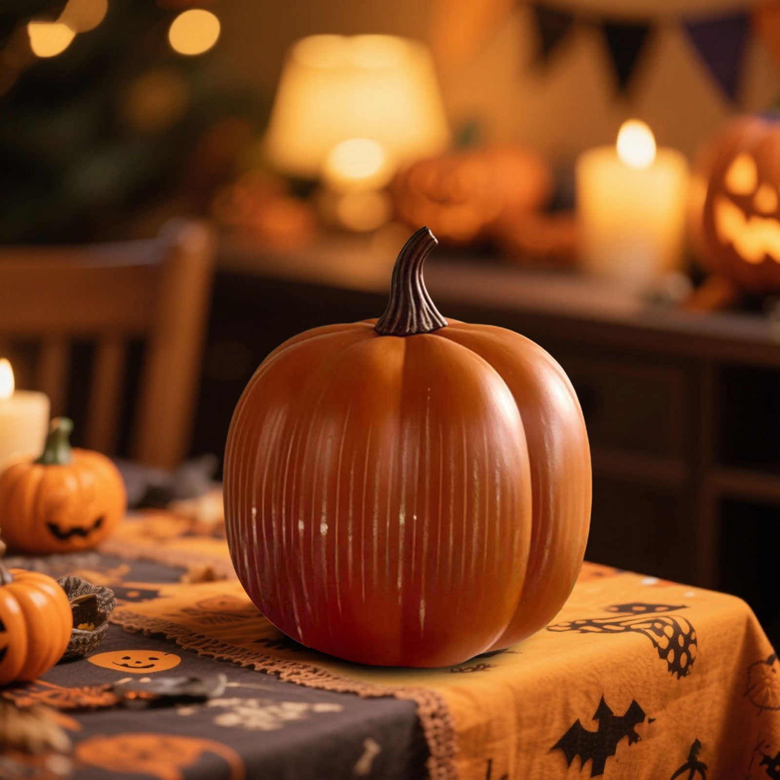 Cherishous Twinkle LED Light Pumpkins, Timer Lighted Sparkling Starry ...