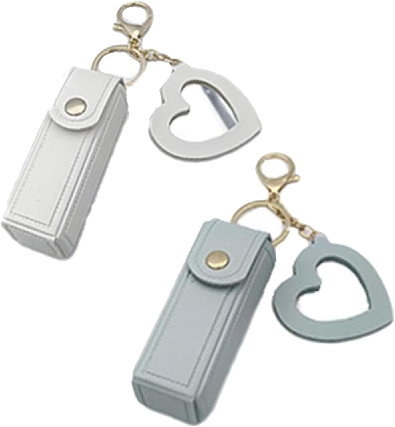 Cherishty Lip Oil Keychain, Lip Oil Keychain - Mirror & Oil2-in-1, Mini ...