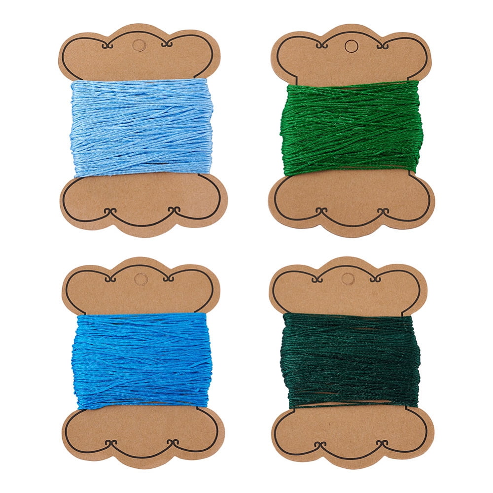 Cheriswelry 100M 4 Colors Nylon Thread Chinese Knotting Cord Round ...