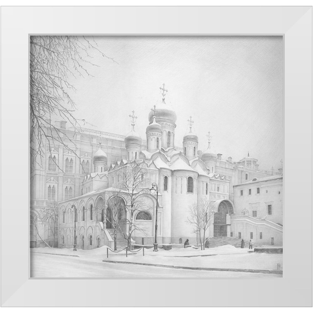 Chernov, Denis 12x12 White Modern Wood Framed Museum Art Print Titled ...