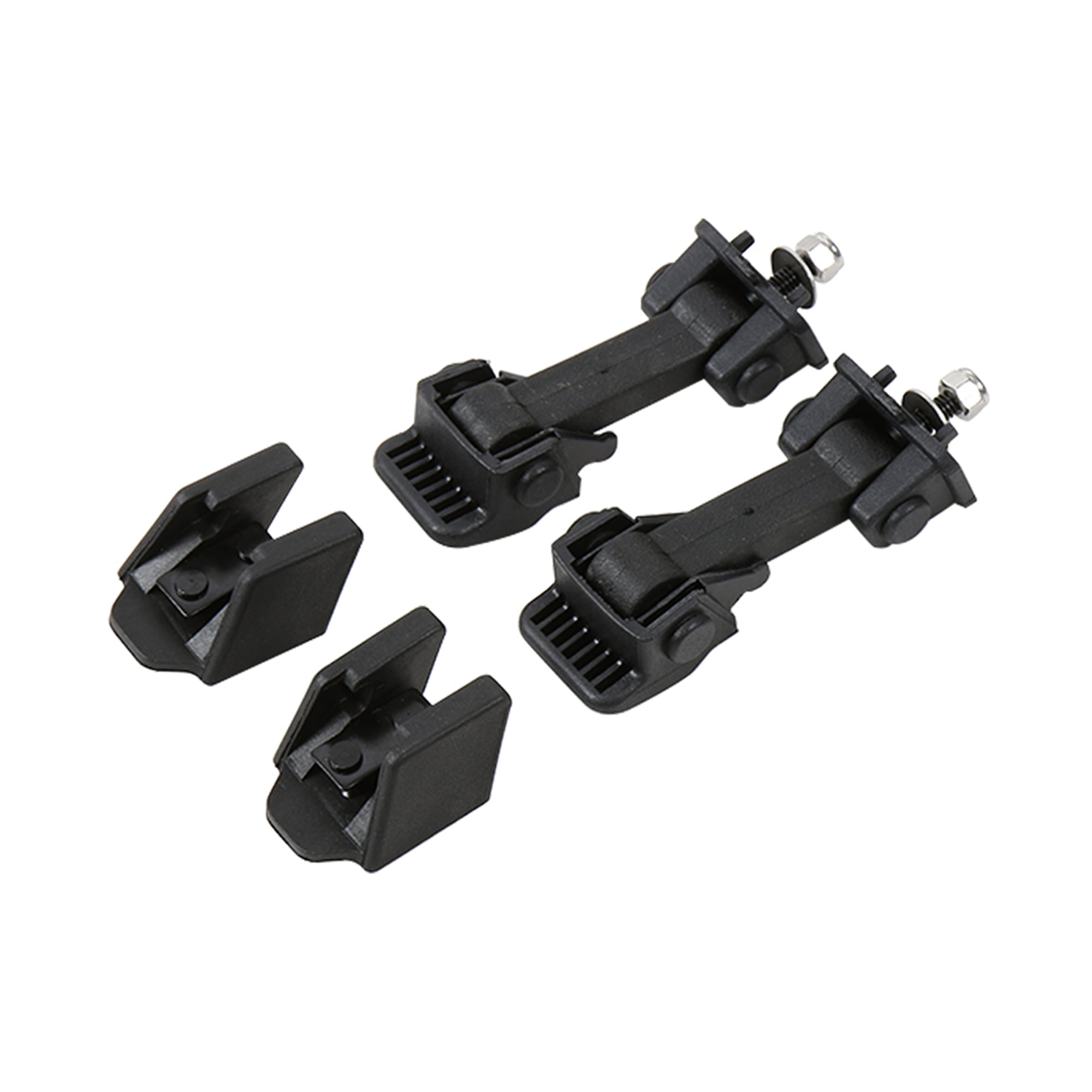 CheroCar Hood Latch Cover Hood Pins Kit for Jeep Wrangler JK 2007-2017 ...