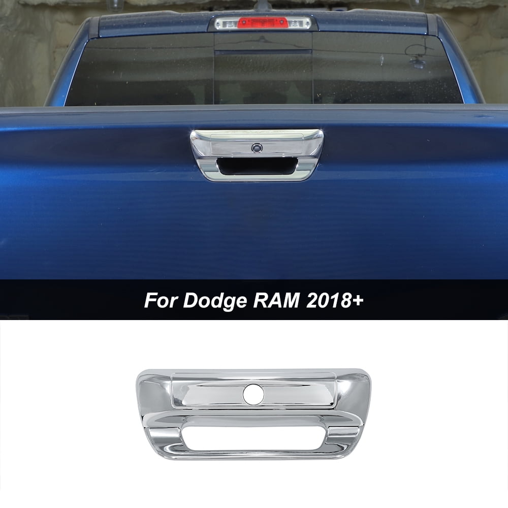 CheroCar Tailgate Door Handle Trim Cover Rear Trunk Cover for Dodge RAM ...