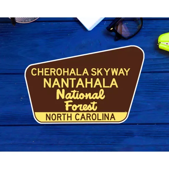 Cherohala Skyway Sticker Nantahala National Forest North Carolina ...