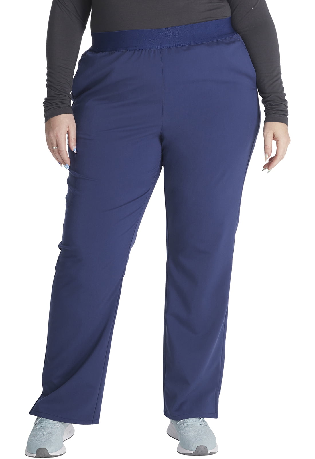 Cherokee Atmos Scrubs Pant For Women Mid-rise Pull-on Straight Leg ...