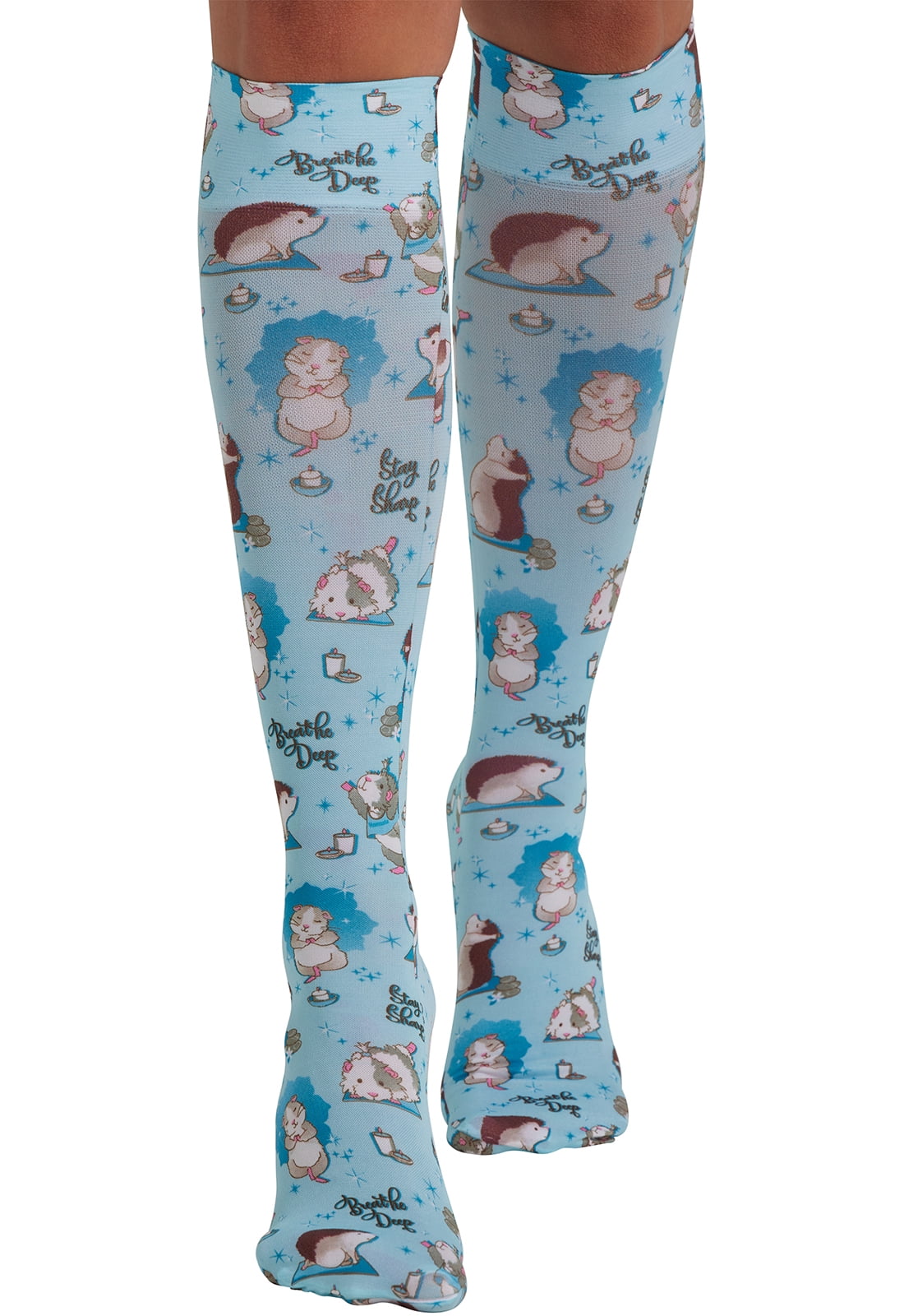 Cherokee Fashionsupport Women Knee High 12 mmHg Compression Sock, Plus ...