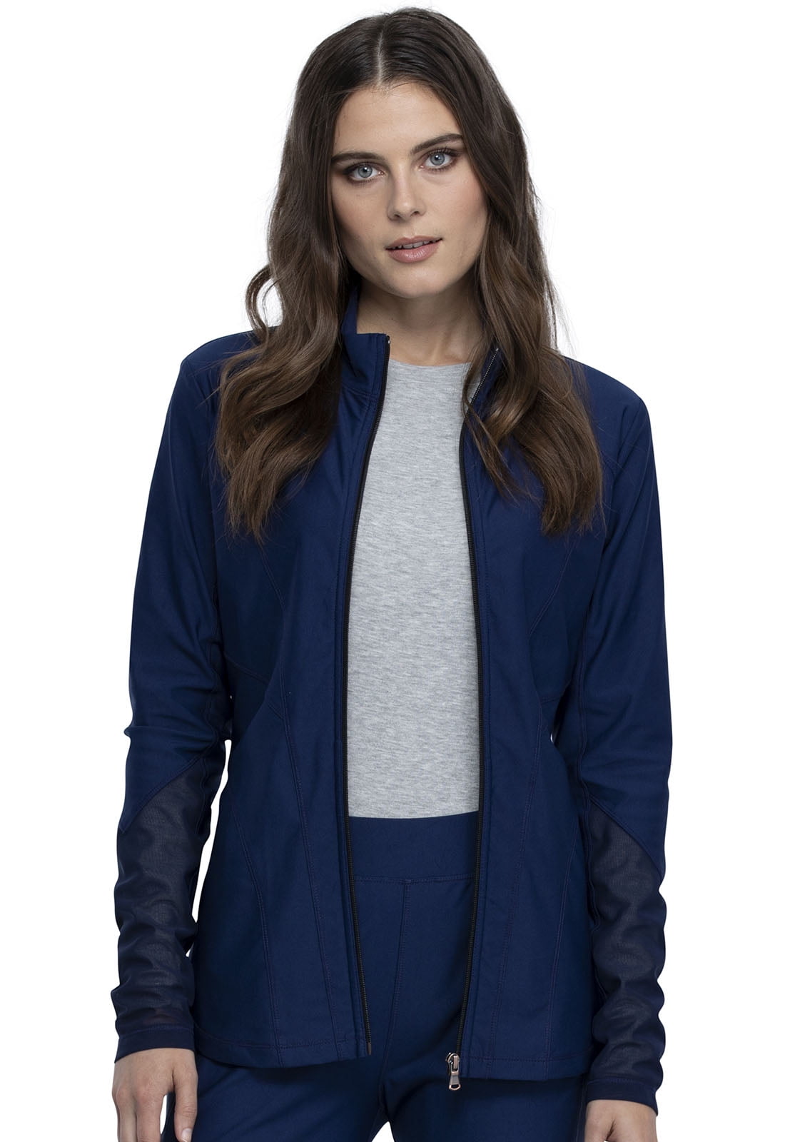 Cherokee Form Women's Warm Up Scrubs Jacket Zip Front CK390 - Walmart.com