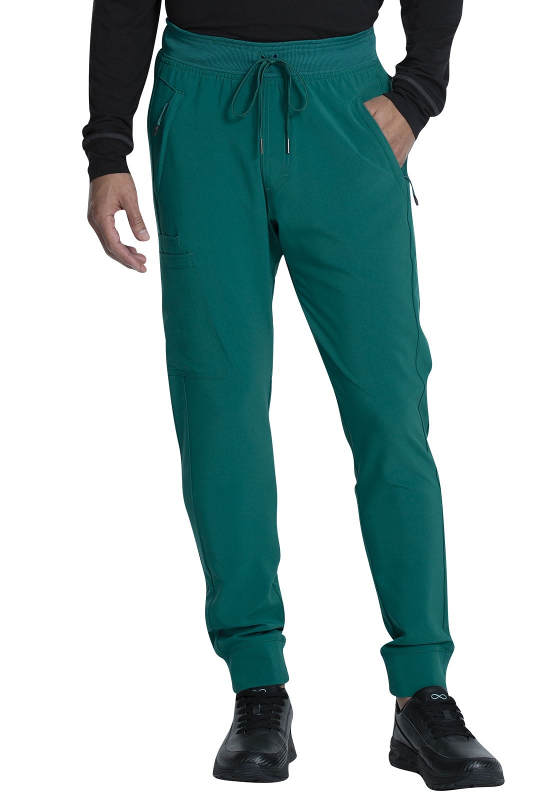 Cherokee Infinity Men Scrubs Pant Natural Rise Jogger CK004A - Walmart.com