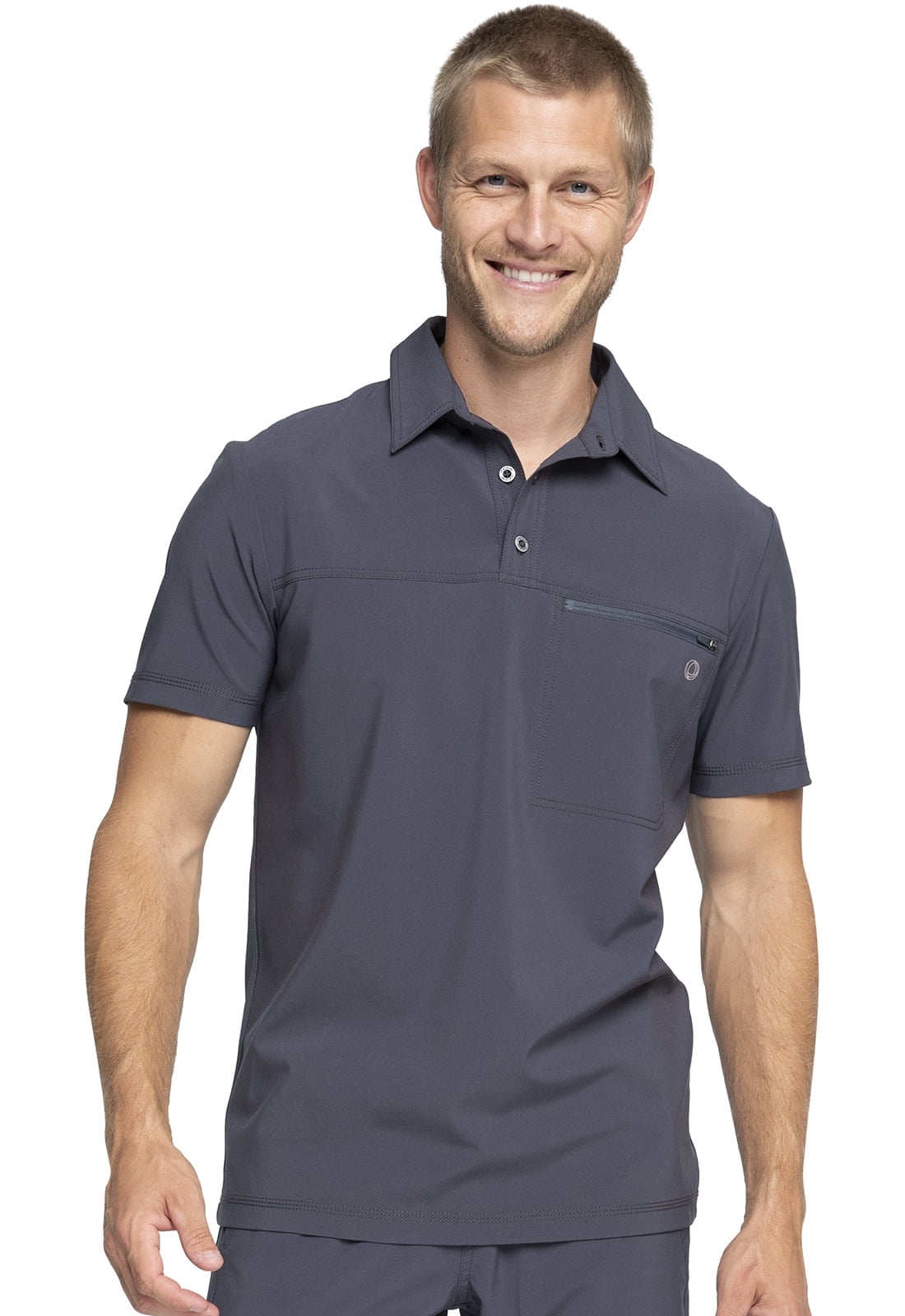 Cherokee Infinity Men Scrubs Top Polo CK825A - Walmart.com