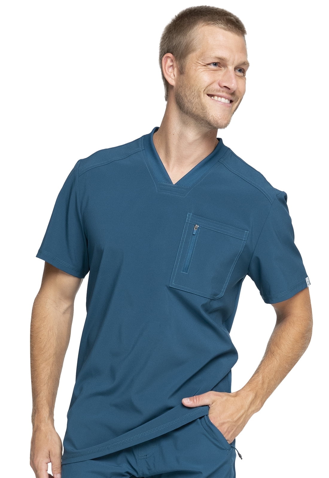 Infinity Cherokee Men Scrubs Top Tuckable V-Neck CK910A - Walmart.com