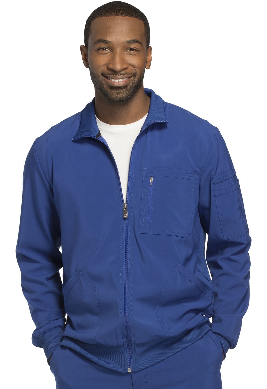 Cherokee Infinity Men Warm Up Scrubs Jacket Zip Front CK305A - Walmart.com