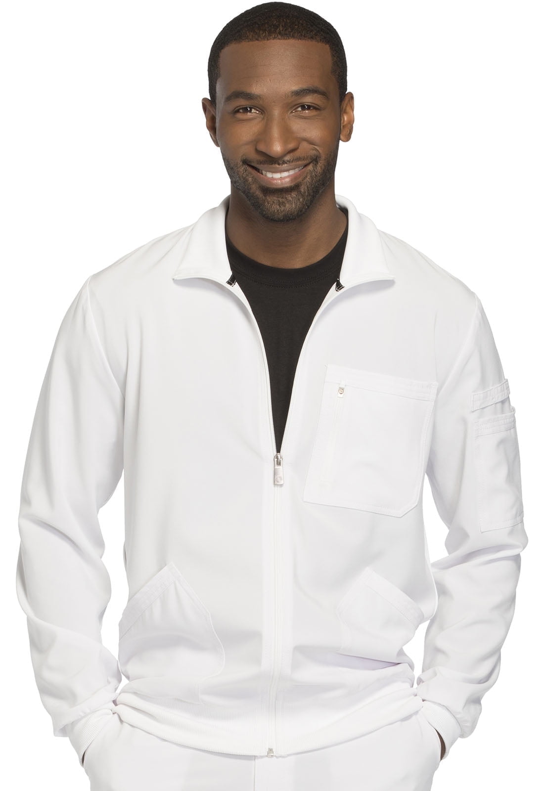 Cherokee Infinity Men Warm Up Scrubs Jacket Zip Front CK305A - Walmart.com