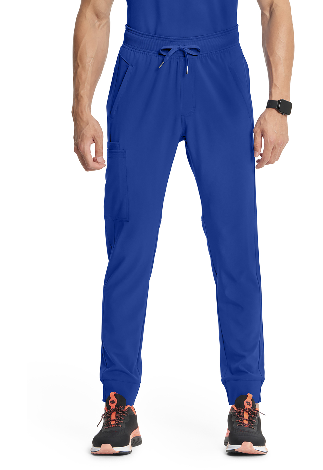 Cherokee Infinity Scrubs Pant For Men Mid Rise CK004A, S, Galaxy Blue ...