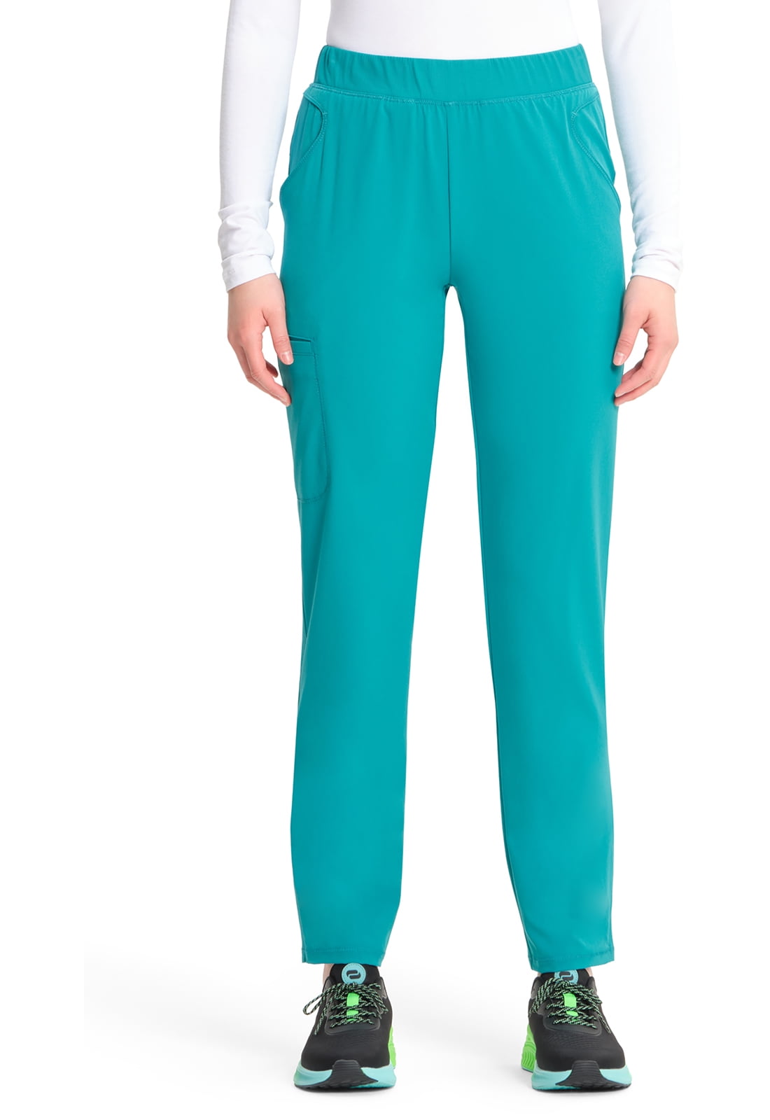 Cherokee Infinity Women's Pull-on Scrub Cargo Pants with Mid-Rise ...