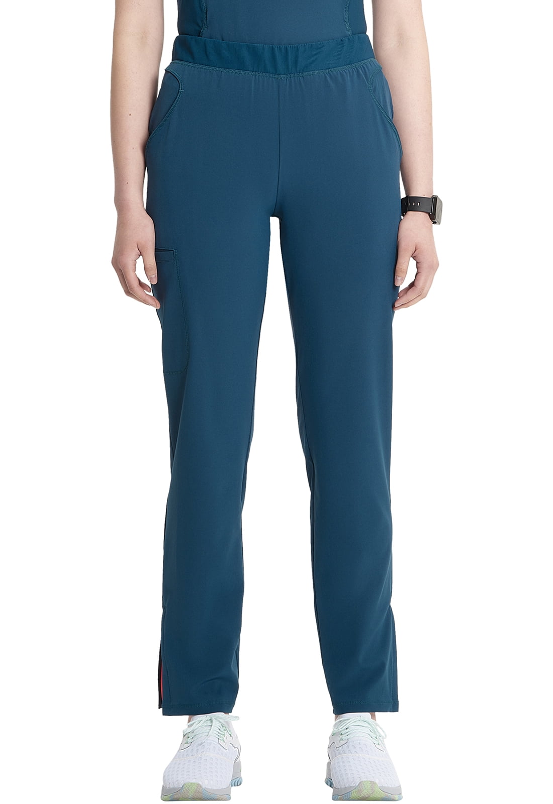 Cherokee Infinity Women's Pull-on Scrub Cargo Pants with Mid-Rise ...