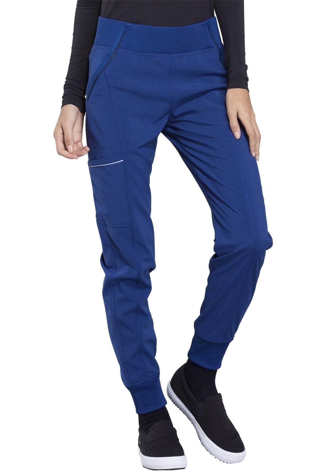 Infinity Cherokee Jogger Scrub Pants for Women Mid Rise Cargo Pocket ...