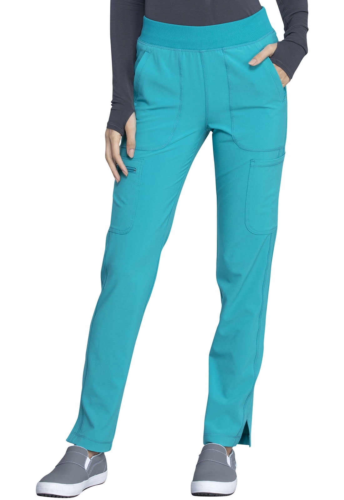 Cherokee Infinity Women's Scrubs Pant Mid Rise Tapered Leg Pull-On ...