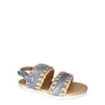 Cherokee Little & Big Girl Double Strap Flat Sandals - Walmart.com