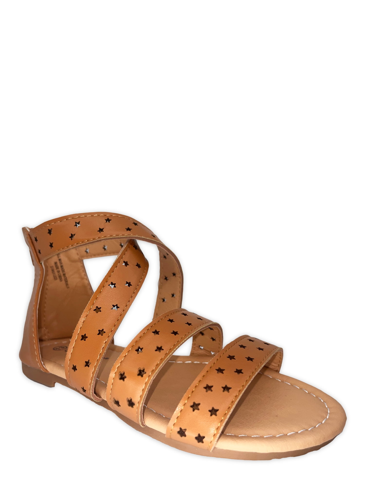 Cherokee Little & Big Girl Perforated Flat Sandals - Walmart.com