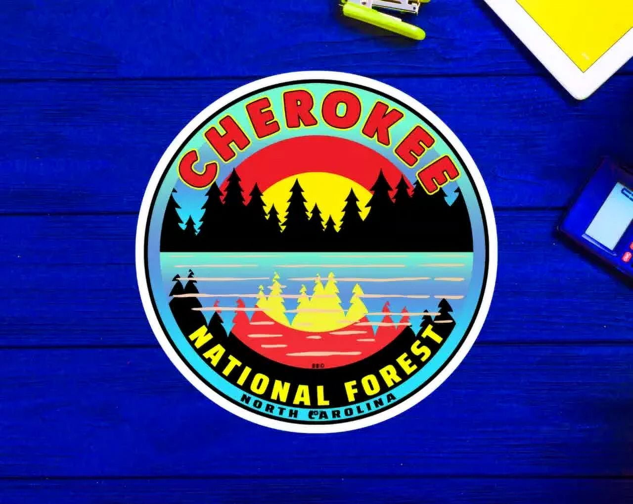 Cherokee National Forest Decal Sticker North Carolina Park Sticker ...