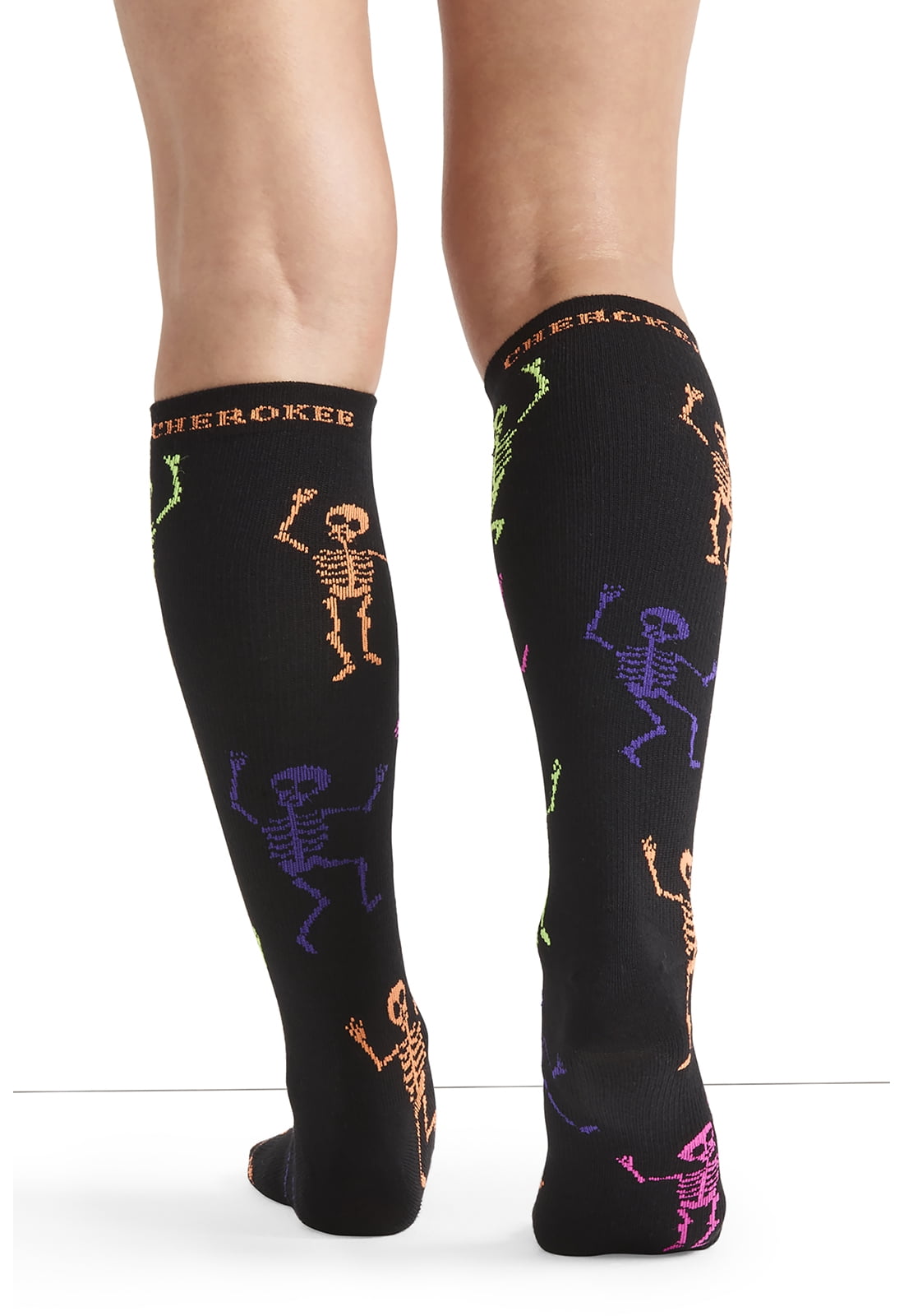 Cherokee Printsupport Women 12 & 10-15 mmHg Support Socks, Plus ...