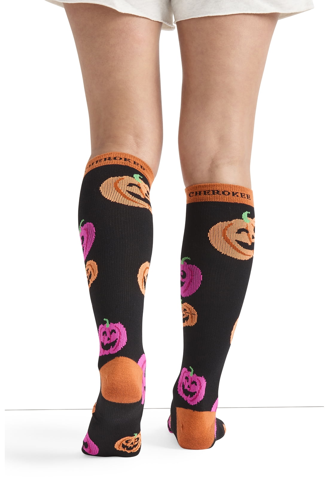 Cherokee Printsupport Women 12 & 10-15 mmHg Support Socks, Regular ...