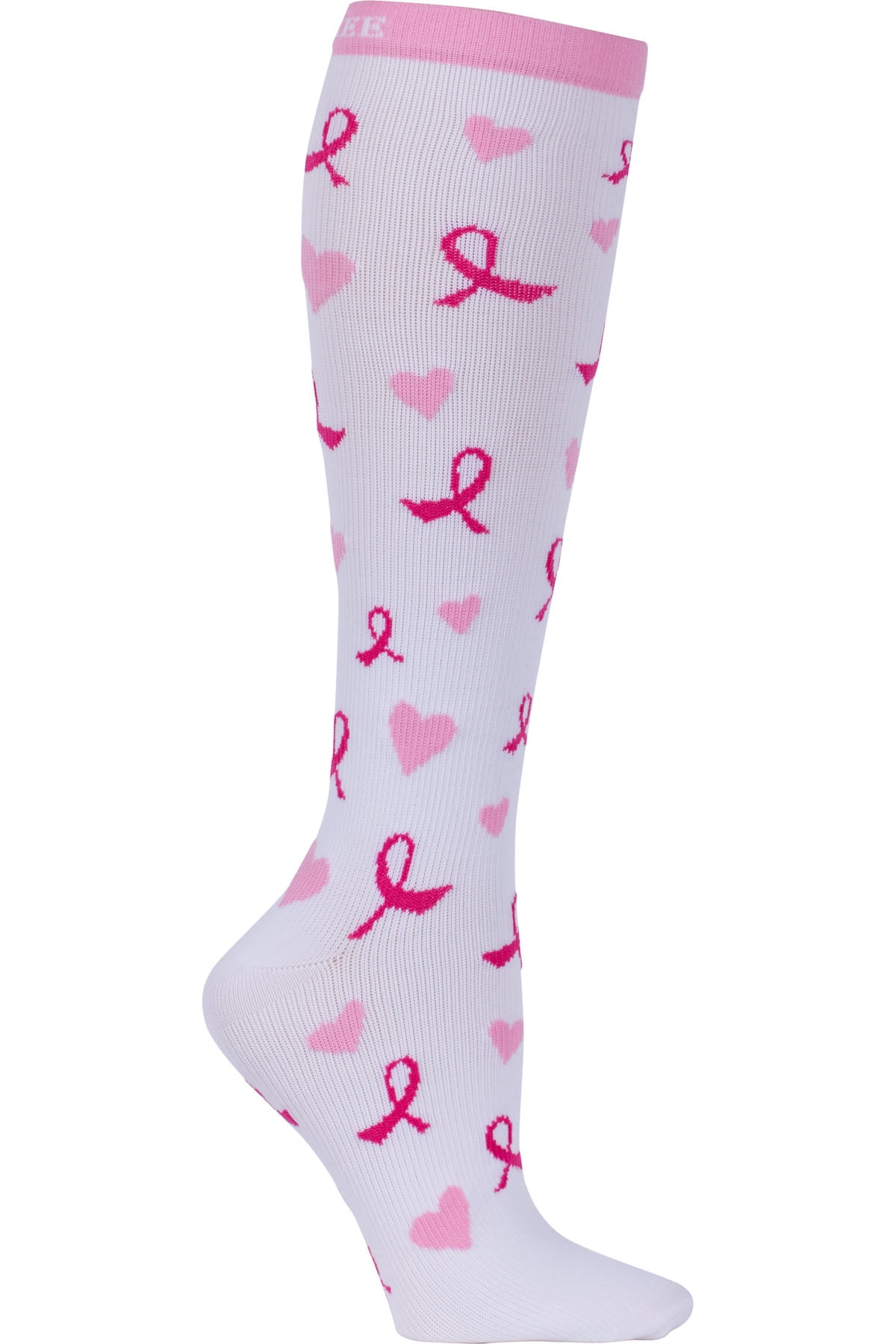 Cherokee Printsupport Women 8-12 mmHg Support Socks, Regular, Heartfelt ...